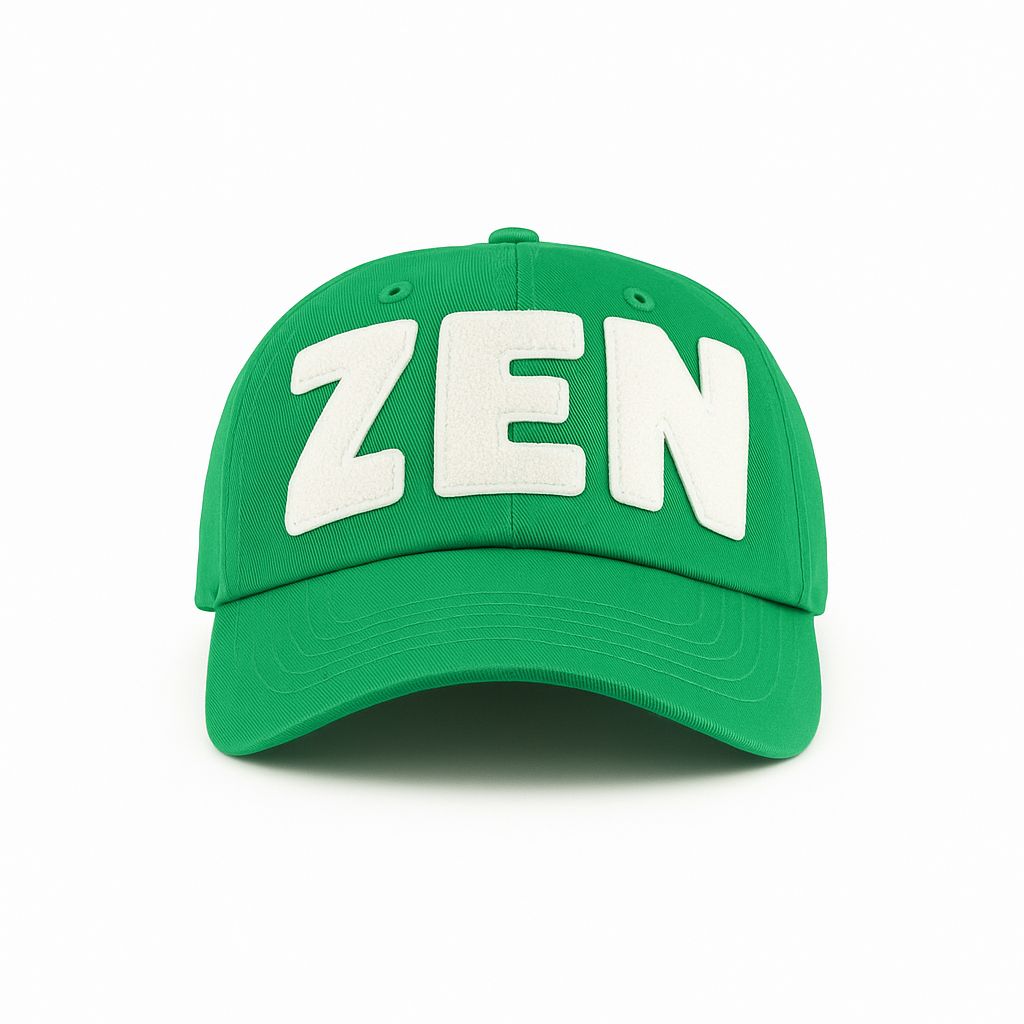 Zen Cap Bright Green – Captain's Zen Garden